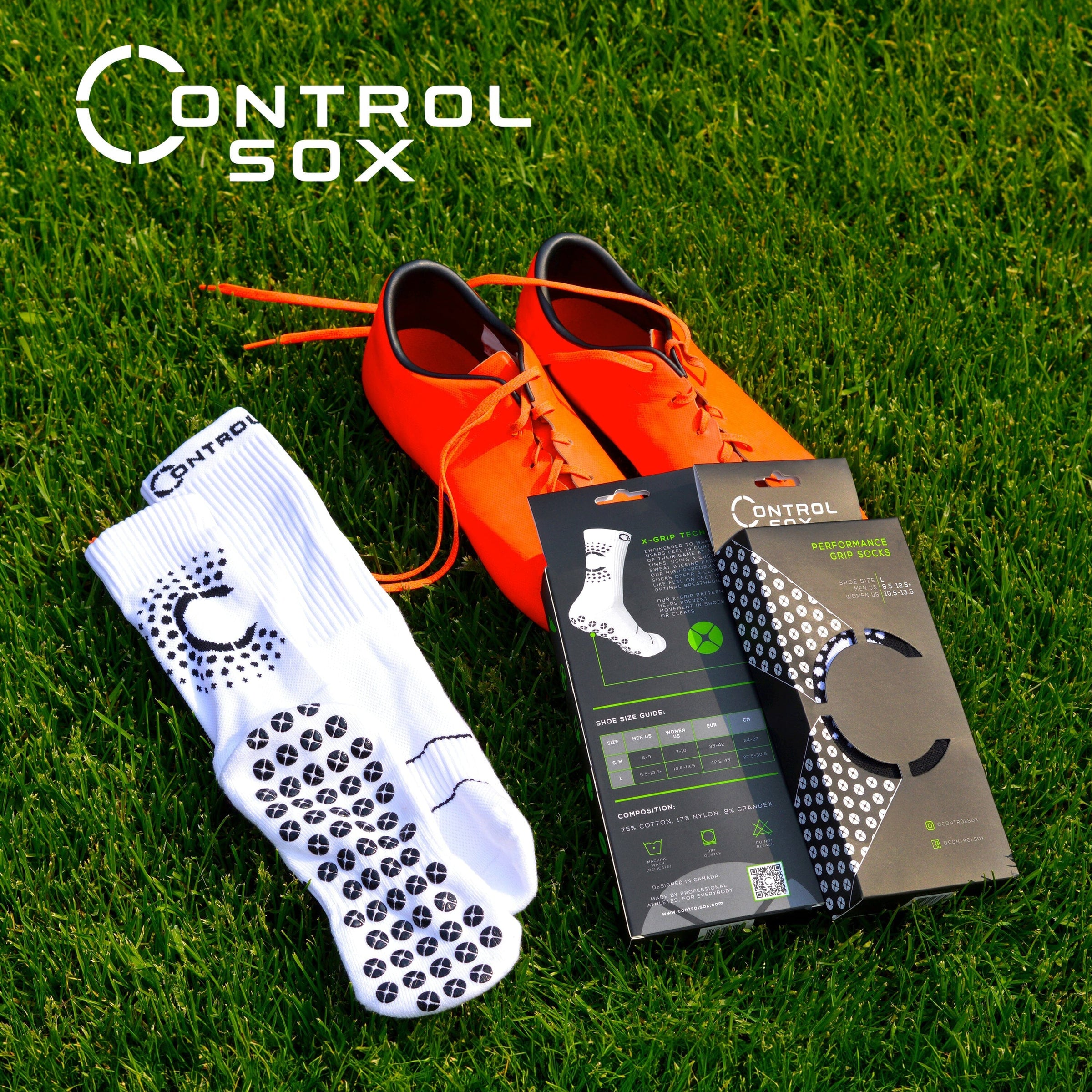 Control Sox | Grip + Anti-Slip Sports Socks